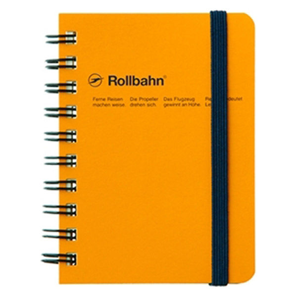 ロルバーン リングノート ポケット付メモ ミニ 5mm方眼 イエロー 500306184 デルフォニックス （Rollbahn） - アスクル