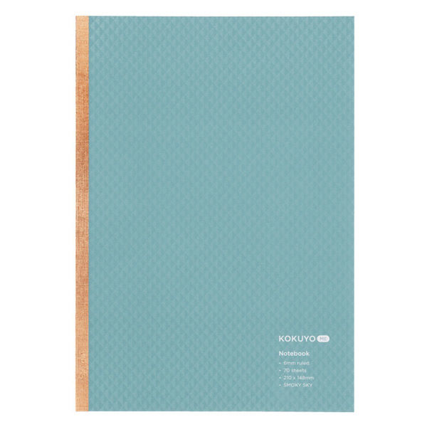 コクヨ ノートブック KOKUYO ME（コクヨミー） 3号（A5） 6mm横罫 SMOKY SKY 1冊 KME-NB665GB - アスクル