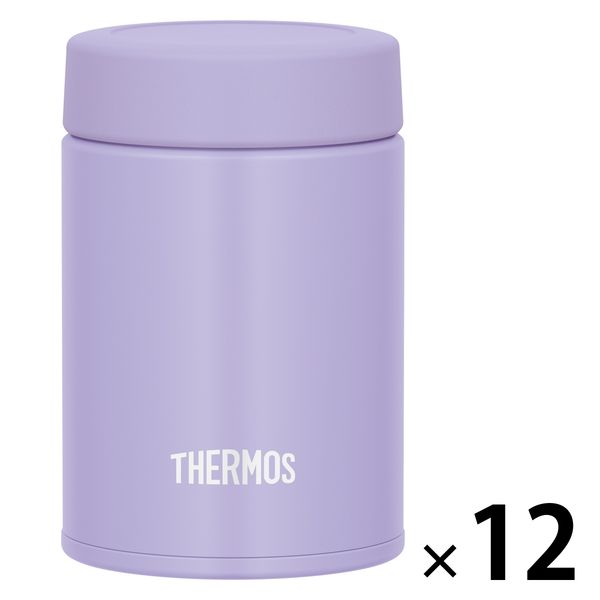 サーモス 真空断熱スープジャー 200ml パープル JBZ-201 PL 1セット（12個） - アスクル