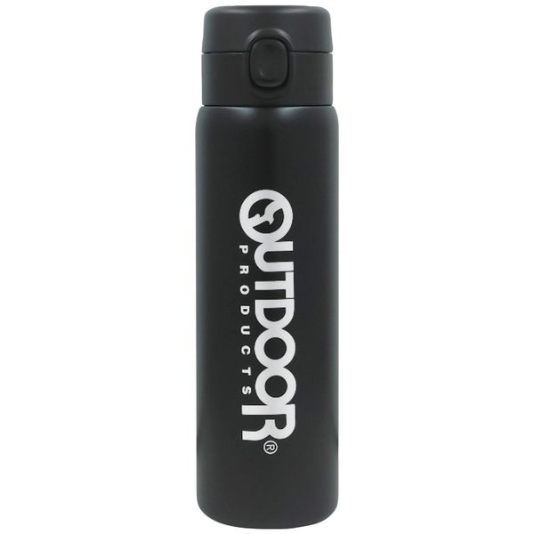 東亜金属 ステンレスワンプッシュボトル480ml ブラック 314-355(ブラック) 1個（直送品） - アスクル