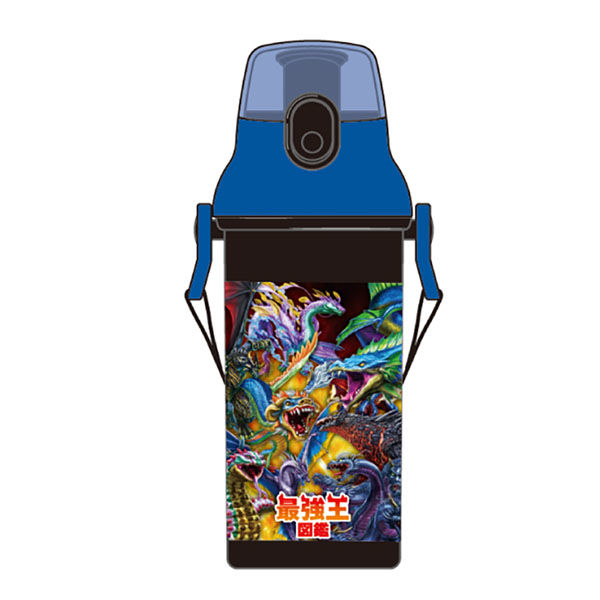 スケーター PSB5SANAG 抗菌 食洗機対応 直飲みプラワンタッチボトル 【最強王図鑑】 652608-PSB5SANAG 1個（直送品） - アスクル