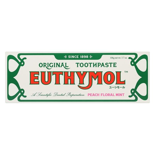 EUTHYMOL（ユーシモール）歯磨き粉 ピーチフローラルの香り ハミガキ 106g 1本 銀座ステファニー化粧品 - アスクル