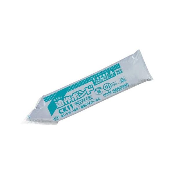 エスコ 1.0kg コンクリート・木材用ボンド EA935KC-11 1セット(4本)（直送品） - アスクル