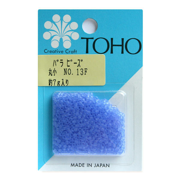 TOHO 丸小ビーズ バラパックビーズ 外径約2.2mm 約7g入り No.13F MSB-13F-BA 1セット(5枚)（直送品） - アスクル