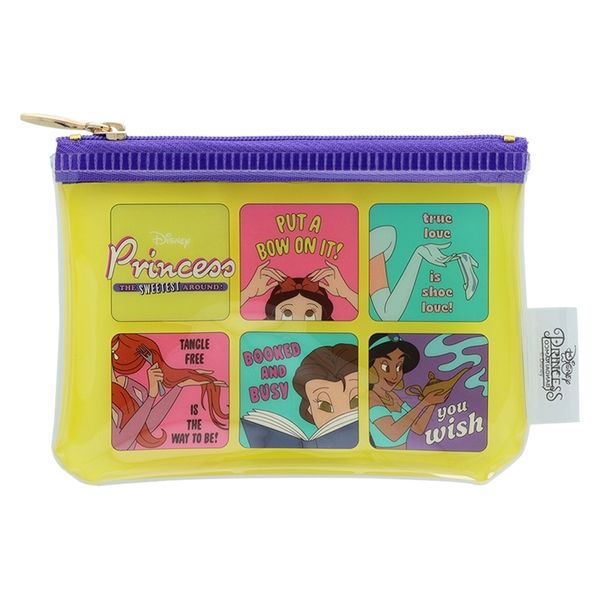 ミニポーチ Twinkle Princess 集合 ディズニープリンセス S2332035 1個 - アスクル