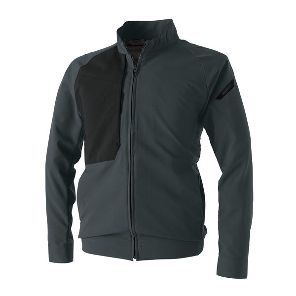 TS DESIGN ハイブリッドサマーワークジャケット BK×CGY 6L 84606-92-6L 1着（直送品） - アスクル