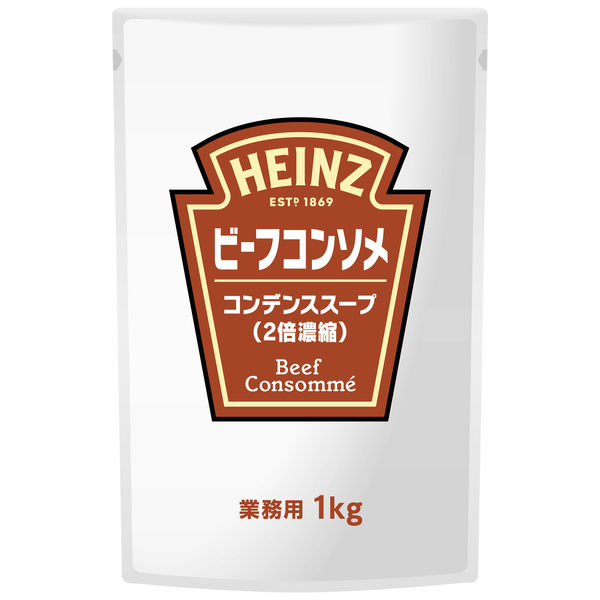 ハインツ ケ)業務用 ビーフコンソメ 4902521600461 1ケース 1000g×10P（直送品） - アスクル