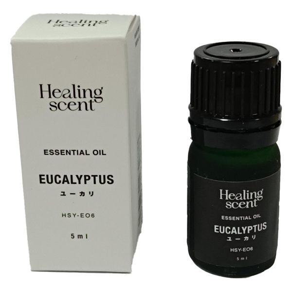 山善(YAMAZEN) ヒーリングセント エッセンシャルオイル 精油 アロマ 5ml ユーカリ HSY-EO6 1個（直送品） - アスクル