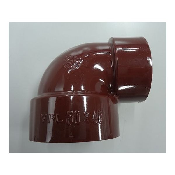 前澤化成工業 排水継手HTVP異径エルボ HTVPL50X40 1個 64-5114-42（直送品） - アスクル