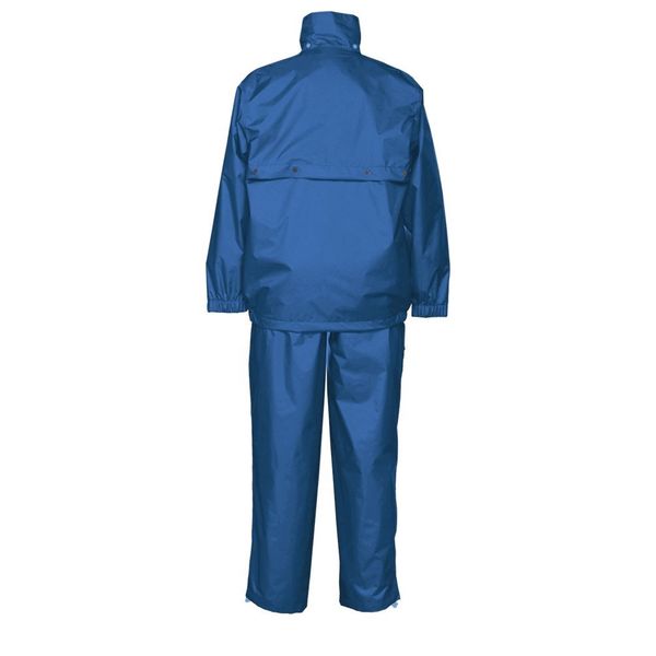 ジンナイ 8307 ナダレスキャディレインスーツ コバルトブルー 4L 8307