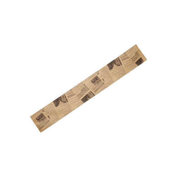 大阪ポリヱチレン販売 フランスパン紙袋ヨーロピアン柄（茶）No.90（大