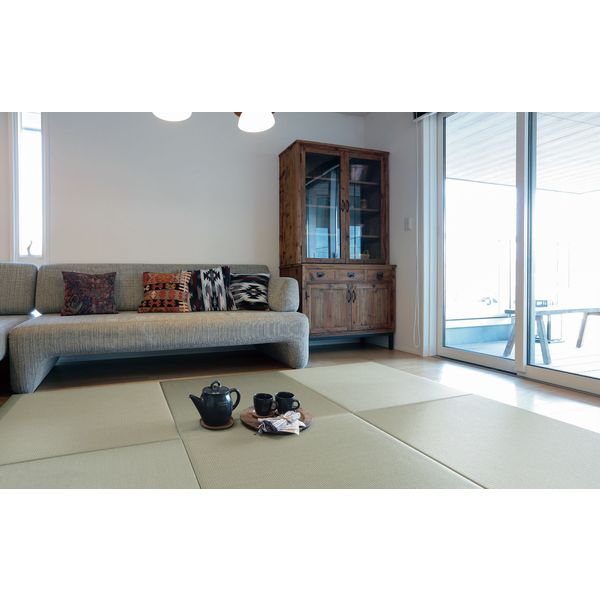 FLR-MS-CL-GN 直送 代引不可 フロア畳 抗菌タイプ 目積 グリーン FLRMSCLGN