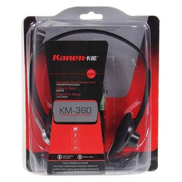 ヘッドセット KM-360 ステレオヘッドホン/マイク搭載/両耳タイプ ヘッドセット KM-360 ステレオヘッドホン/マイク搭載/両耳タイプ