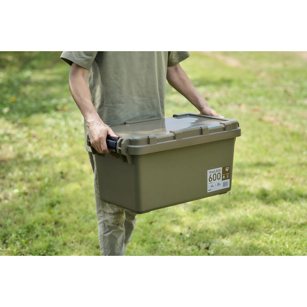 アイリスオーヤマ TRAILBOX 600幅 頑丈ボックス カーキ TRB-600 アイリスオーヤマ TRAILBOX 600幅 頑丈ボックス カーキ TRB-600