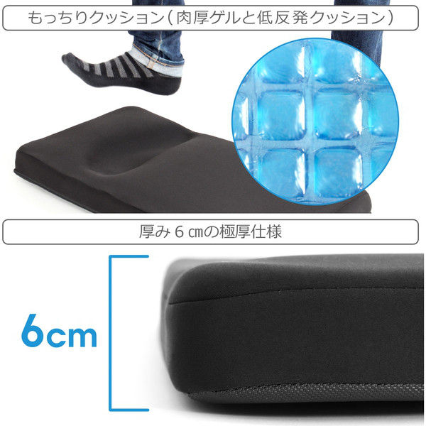 軒先渡し】 Bauhutte スタンディングデスクマット ブラック 幅 軒先渡し】 Bauhutte スタンディングデスクマット ブラック 幅