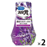 トイレの消臭元 心やすらぐスパフラワー 消臭芳香剤 トイレ用 400ml 1セット（2個） 小林製薬 - アスクル