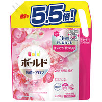 ボールドジェル 柔軟剤入り 液体 フレッシュサボン 詰め替え 超特大 690g 1セット（1個×3） 洗濯洗剤 P＆G - アスクル