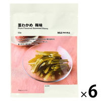 無印良品 茎わかめ 梅味 52g 1セット（1袋×6） 良品計画 - アスクル