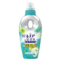 【数量限定】レノア 超消臭1WEEK 花粉ブロック みずみずしく香るフレッシュグリーンの香り 本体450mL 1個 柔軟剤 P＆G - アスクル