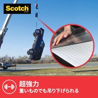 スリーエム(3M) スコッチ 超強力両面テープ プレミアゴールド スーパー多用途 粗面用 幅19mm×長さ4m 5巻 SPR-19R - アスクル