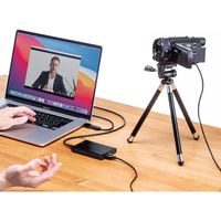 サンワサプライ HDMIキャプチャー(USB3.2 Gen1・4K パススルー出力付き) USB-CVHDUVC3 1個 - アスクル