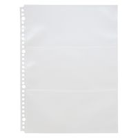 myfa（ミファ）コレクションポケット 3ポケット A4 30穴 チケット・領収書用 10枚入 1セット（5袋）リヒトラブ - アスクル