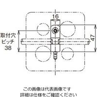 ネグロス電工 丸鋼・全ネジ用BOX支持金具 MSRB5 1箱(50個)（直送品） - アスクル