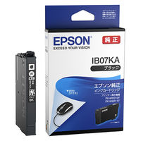 エプソン (EPSON) IB07KA(マウス) 純正インクカートリッジ ブラック 1個 - アスクル