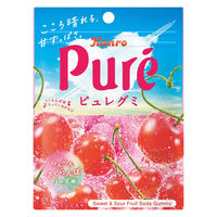 グミ 食べきりサイズ ピュレグミ らんらんさくらんぼソーダ 52g 6袋 カンロ - アスクル