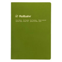 ロルバーンノート A5 5mm方眼 オリーブ 緑 2冊 デルフォニックス（Rollbahn） - アスクル