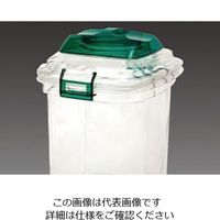 エスコ 45L 透明ダストボックス(ペール) EA995CA-10 1個（直送品） - アスクル