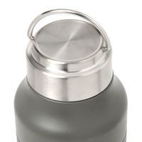 保温保冷 ハンドル付き真空ボトル（1L） チャコール LAKOLE/ラコレ - アスクル