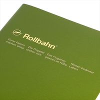 ロルバーンノート A5 5mm方眼 オリーブ 緑 2冊 デルフォニックス（Rollbahn） - アスクル