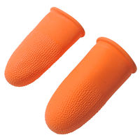 プラス 指サックM/L オレンジ 各5個入 KM-300K 1個 - アスクル