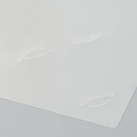 Matakulルーパーファイル A4タテ 100枚とじ 名刺スリット入り 乳白 1袋（5冊入） オリジナル - アスクル