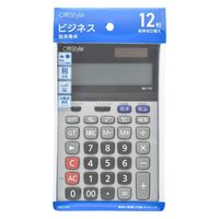 オーム電機 OffiStyle 税率電卓 ビジネス 12桁 07-8638 1台（直送品） - アスクル