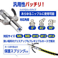 ベストアンサー グリスノズル ホース付き 変換ホースセット diy-075-set 1個（直送品） - アスクル