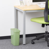 Matakul リス くず入れ角8L アースカラー 使用済みクリアホルダーからつくった再生材50%配合 GGYA313 1セット(5個:1個×5) オリジナル - アスクル