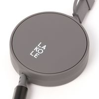 3WAYケーブル ブラック LAKOLE/ラコレ - アスクル