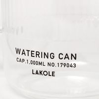 シリンダージョーロ（1L） クリア LAKOLE/ラコレ - アスクル