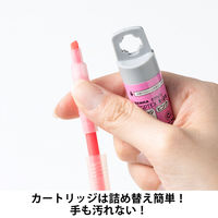 Matakul ゼブラ 蛍光オプテックス1 使用済みクリアホルダーからつくった再生材配合 蛍光ペン 1箱10本入(5色セット×各2本) オリジナル - アスクル