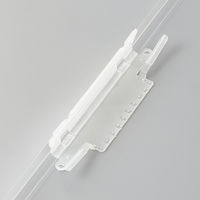 Matakulルーパーファイル A4タテ 100枚とじ 名刺スリット入り 乳白 1袋（5冊入） オリジナル - アスクル