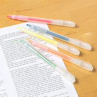 Matakul ゼブラ 蛍光オプテックス1 使用済みクリアホルダーからつくった再生材配合 蛍光ペン 1箱10本入(5色セット×各2本) オリジナル - アスクル