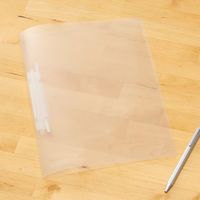 Matakulルーパーファイル A4タテ 100枚とじ 名刺スリット入り 乳白 1箱（25冊） オリジナル - アスクル